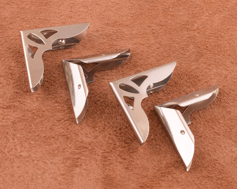 Silver Metal Bookbinding Book Protect Corners Book Protector | Etsy