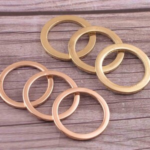 Metal O Rings Welded Metal Loops–round Formed Rings–bronze/light Gold ...