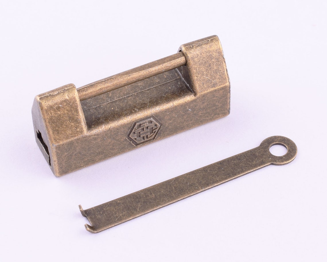 Old Style Vintage Useful Chinese Padlock Lock and Key4319mm | Etsy