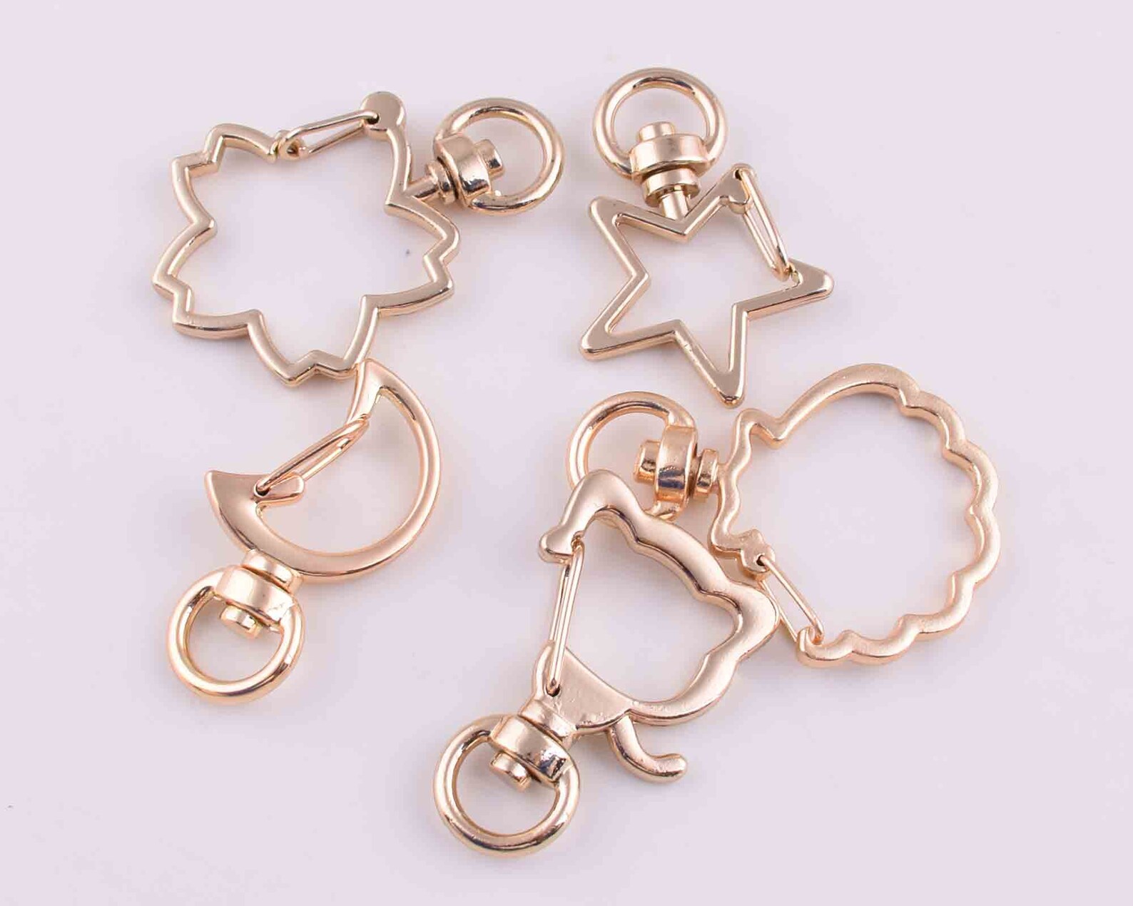 Swivel Clasps Spring Snap Hook Lanyard Clasp Metal Swivel Hooks,9mm ...
