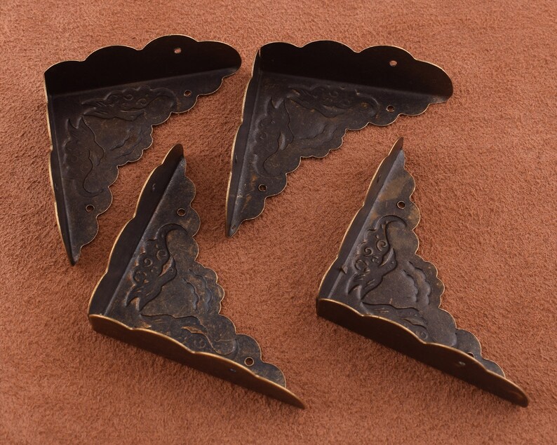 Bronze Metal Bookbinding Book Protect Corners 4212mm Book | Etsy