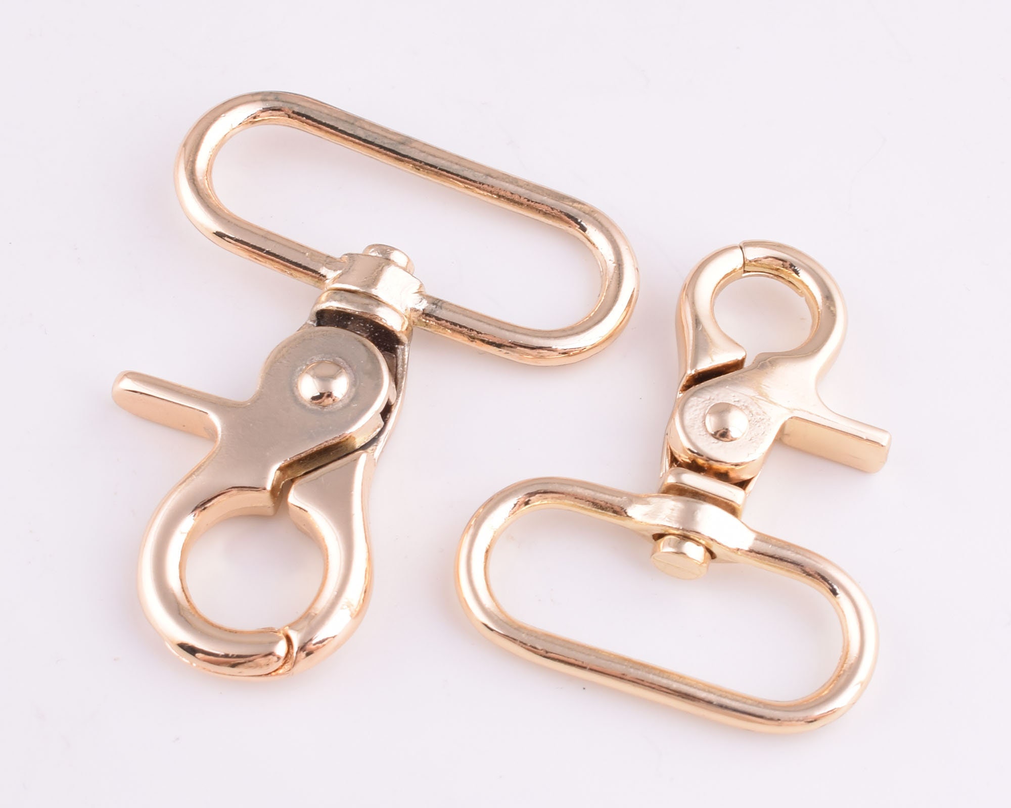 Swivel Claspslight gold Wallet Chain Clasp1.5 inch and 1.25 | Etsy