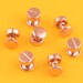 Decorative Rivetsrose Gold Metal Rivets 50set Rivets and - Etsy