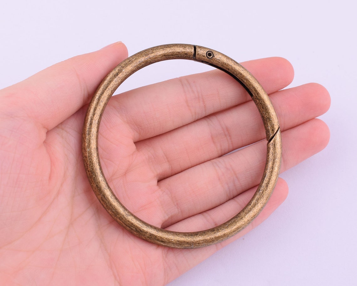 Spring Gate Ring Metal O Ring Spring Ring Clasp Push Gate Snap | Etsy