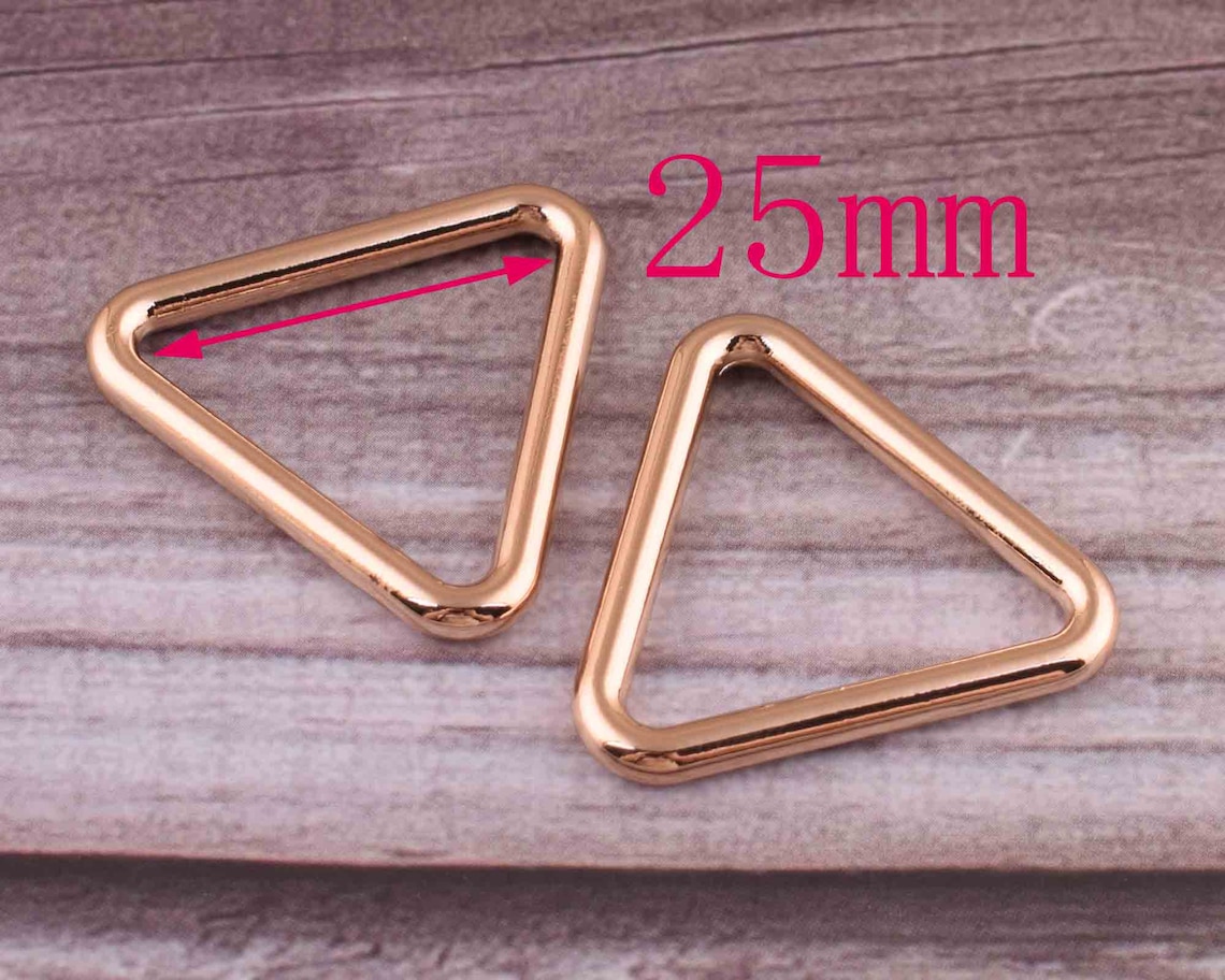 Triangles Rings for Belt Buckle Bag Webbing Nickel Straps - Etsy