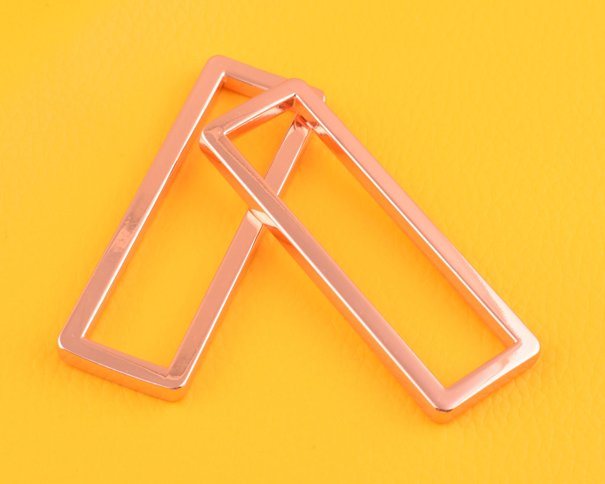 2 inch Square Buckles-rose gold Square center bar buckles | Etsy