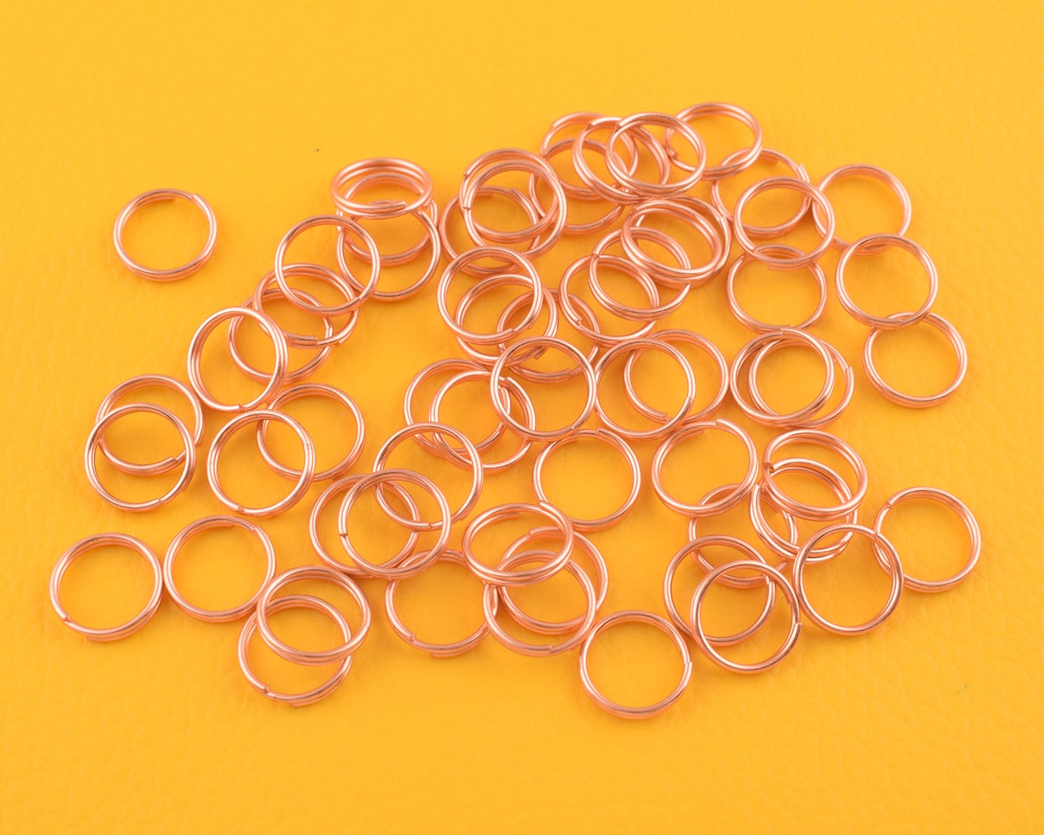 200pcs Rose Gold Mini Key Ring 8mm Rose Gold O Ring Large Key - Etsy