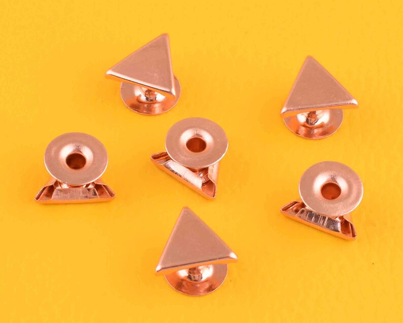 Triangular Shape Metal Rivets 100pcs Single Cap Rivet | Etsy
