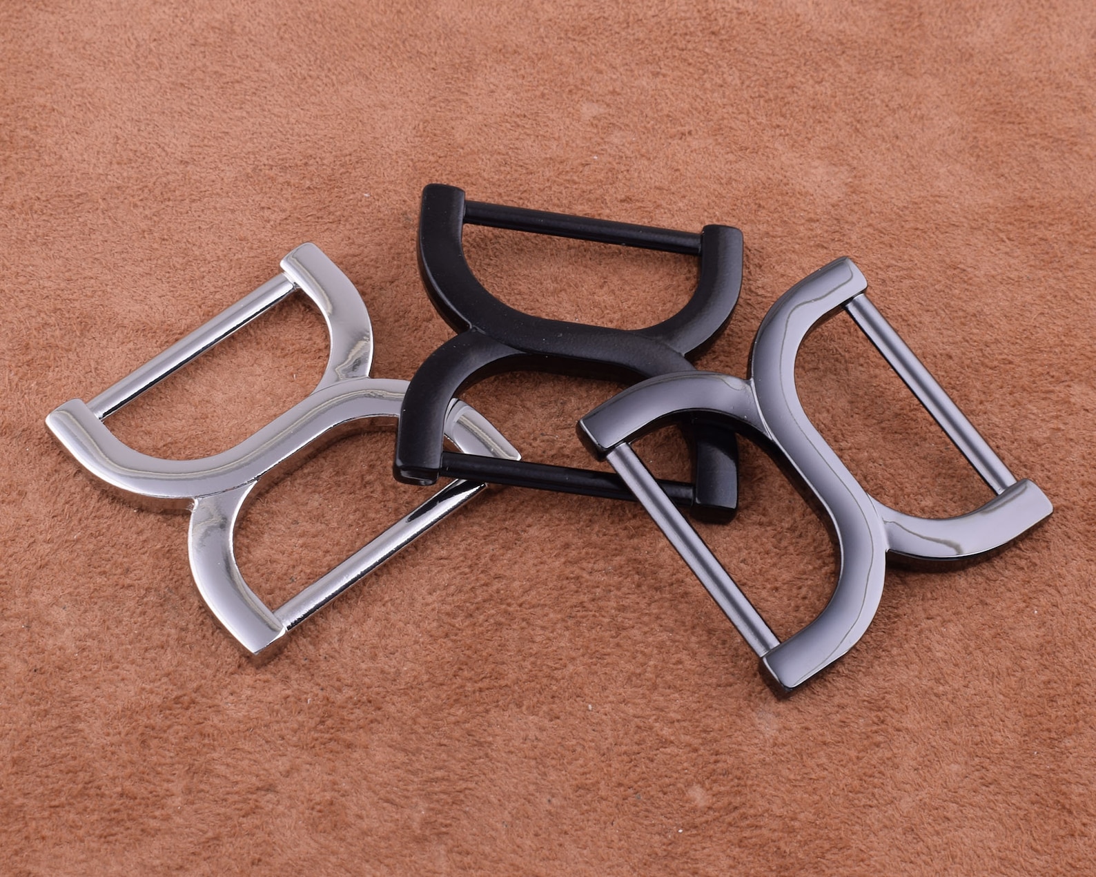 Double D ring zinc alloy push gate hook Swivel hook Chain | Etsy