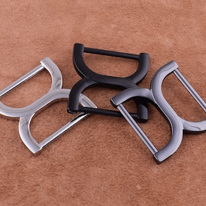 Double D Ring Zinc Alloy Push Gate Hook Swivel Hook Chain Strap D Ring ...