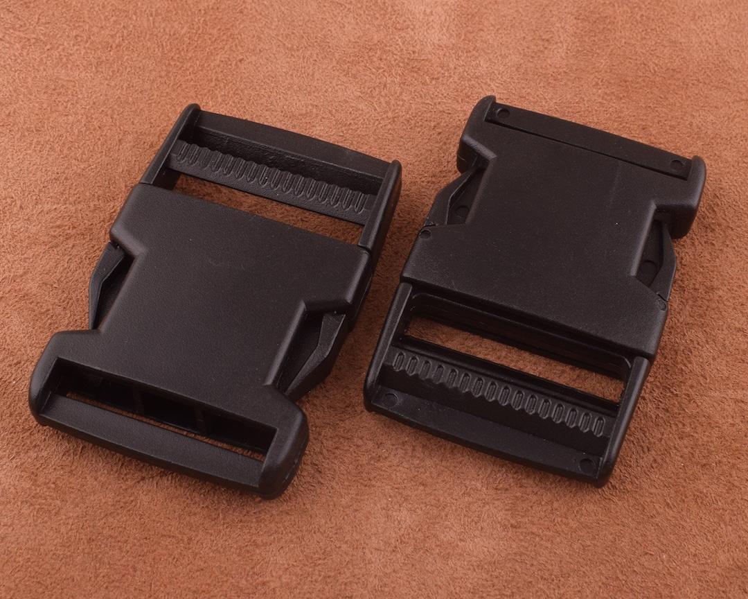 Black Release Buckle Set of 20pcs, Buckle Fits 1.5" Webbing, Fits 38mm ...