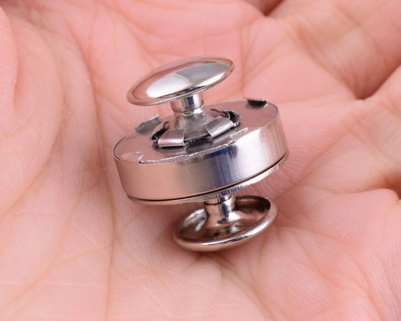 15sets Magnetic Snaps Purse Double Rivet Closures Round Clasp - Etsy