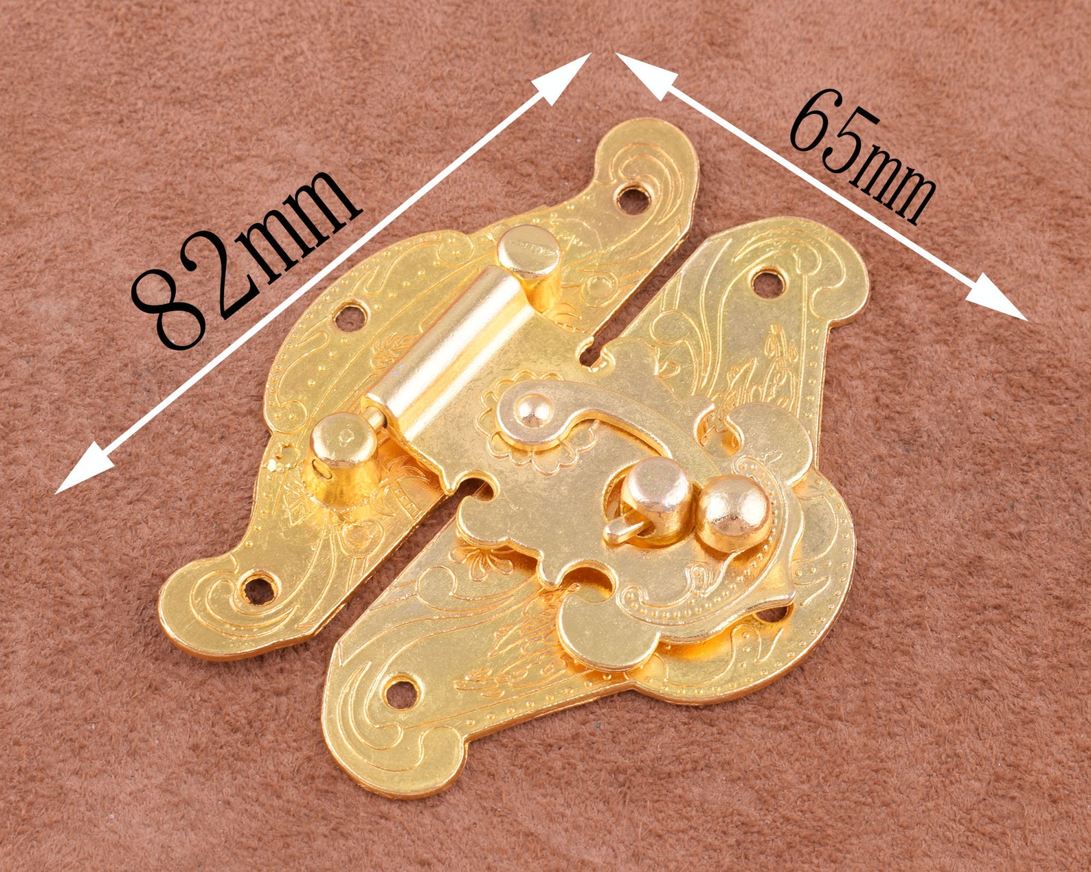 Box Locks Wooden Box Lock Trunk Latch,gold Trunk Hasp,jewelry Box Hasp ...