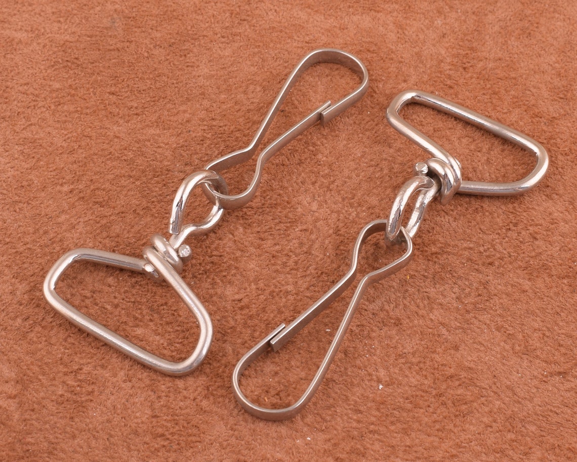 Lanyard Swivel Hook Clips Metal Spring Hooks Metal Lanyard - Etsy