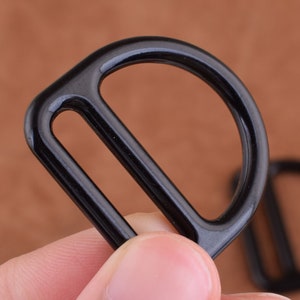 Half Round Double Ring,slot and Hole Loop Buckle,double Bar D Ring 1 ...