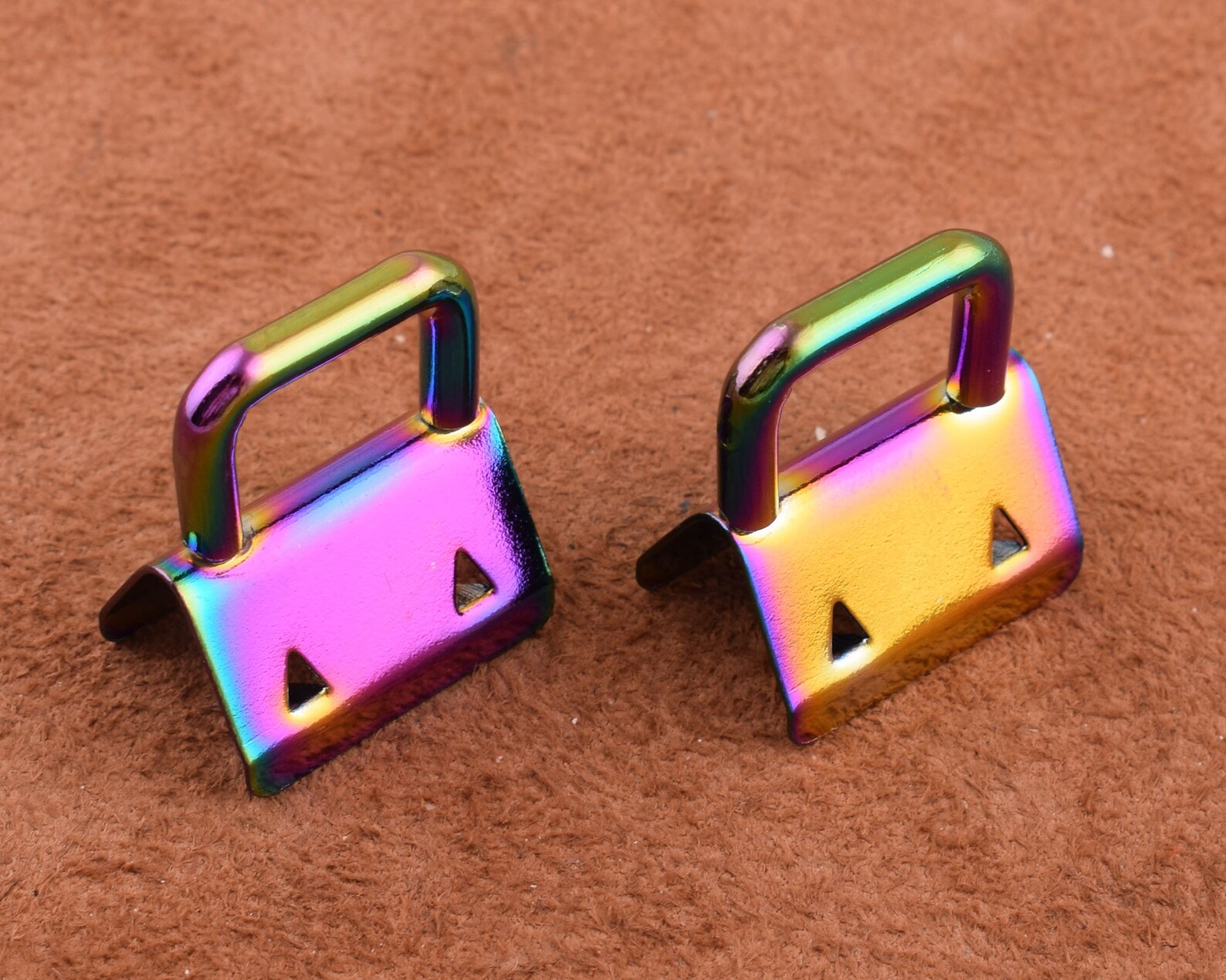 30 Pcs Rainbow Key Fob Hardware20mm Key Chain Rainbow Webbing - Etsy