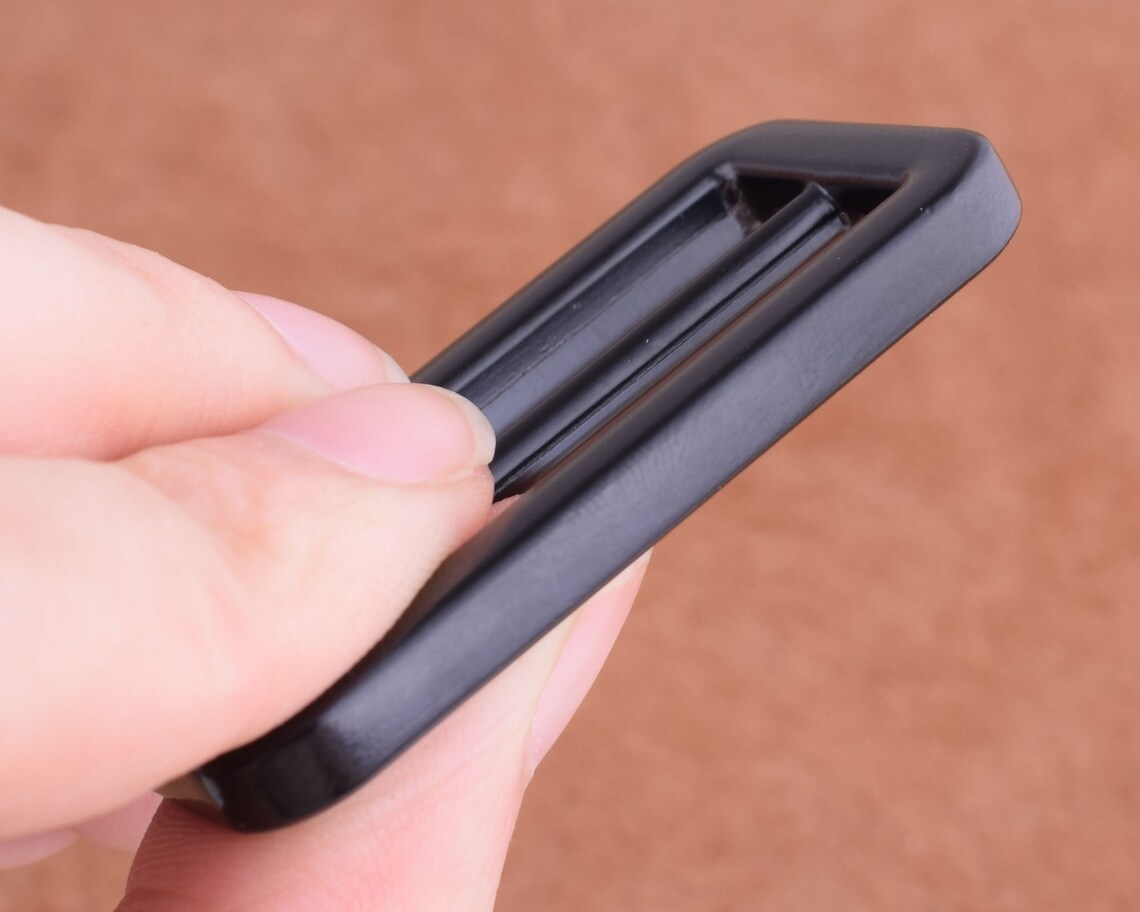 Square Center Bar Pin Buckle Strap Single Prong Belt Buckle - Etsy