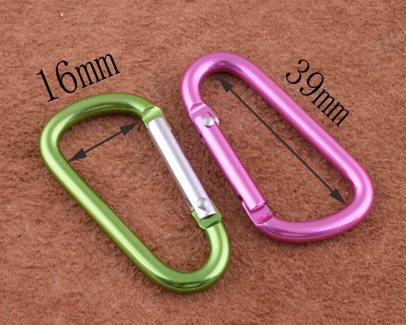Carabiner Hook Clasps Loop Belt 3916mm Climbing Key Chain - Etsy