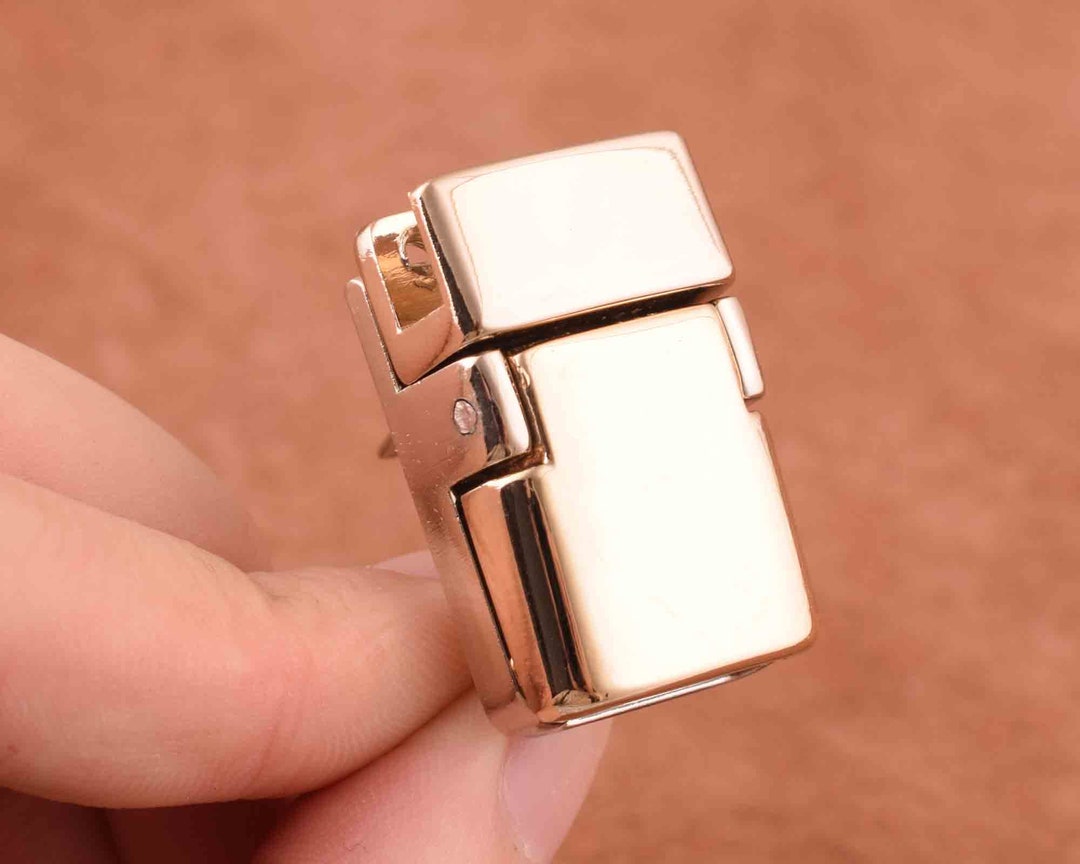 Light Gold Purse Lock Bag Lock Snap Clutch Lock Purse Hardware ...