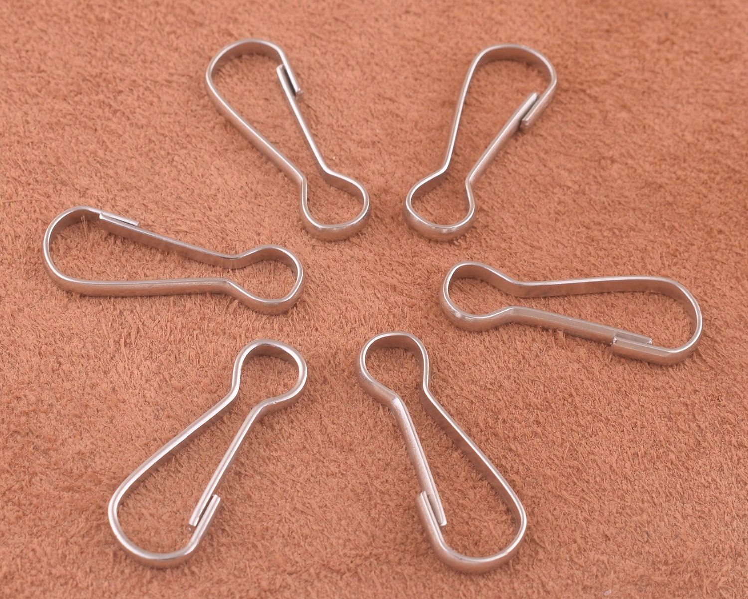 BULK Lanyard Hook Clips, Silver Tone, 32/25mm (1.25 Inch/1 Inch),zipper ...