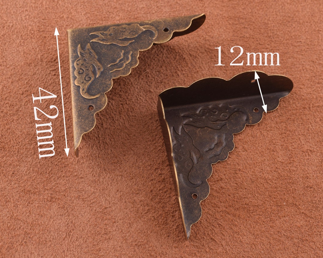 Bronze Metal Bookbinding Book Protect Corners 42*12mm Book Protector ...