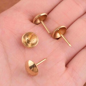 Gold Upholstery Tack,17*11mm Head Nail Metal Nails, Decorative Tacks ...