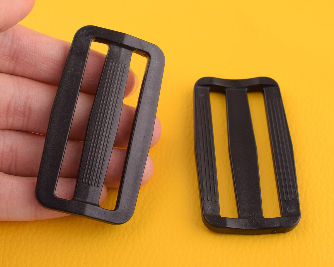 20pcs 51mm Black Plastic Buckle 2 Inch Adjuster Buckle Release - Etsy