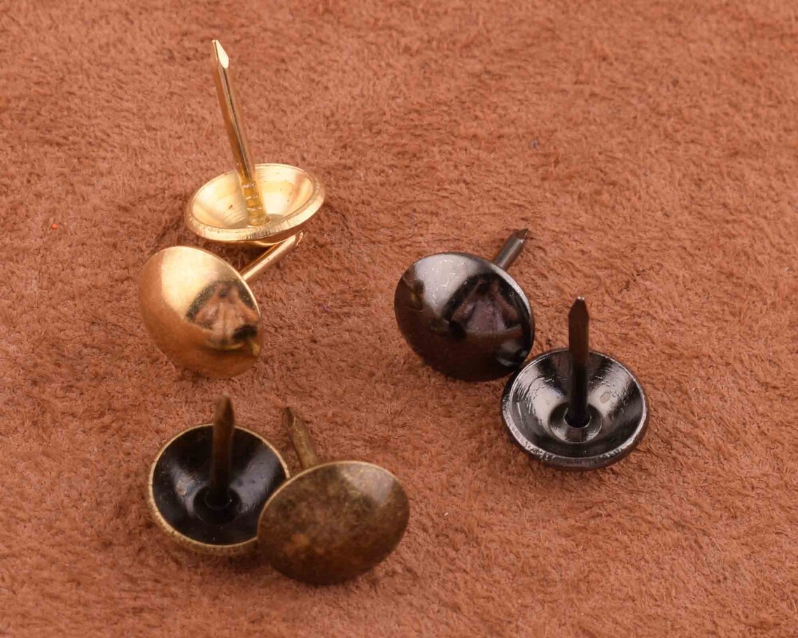 Metal Upholstery Tacks Nails 17*11mm Small Finished Upholstery Tacks ...
