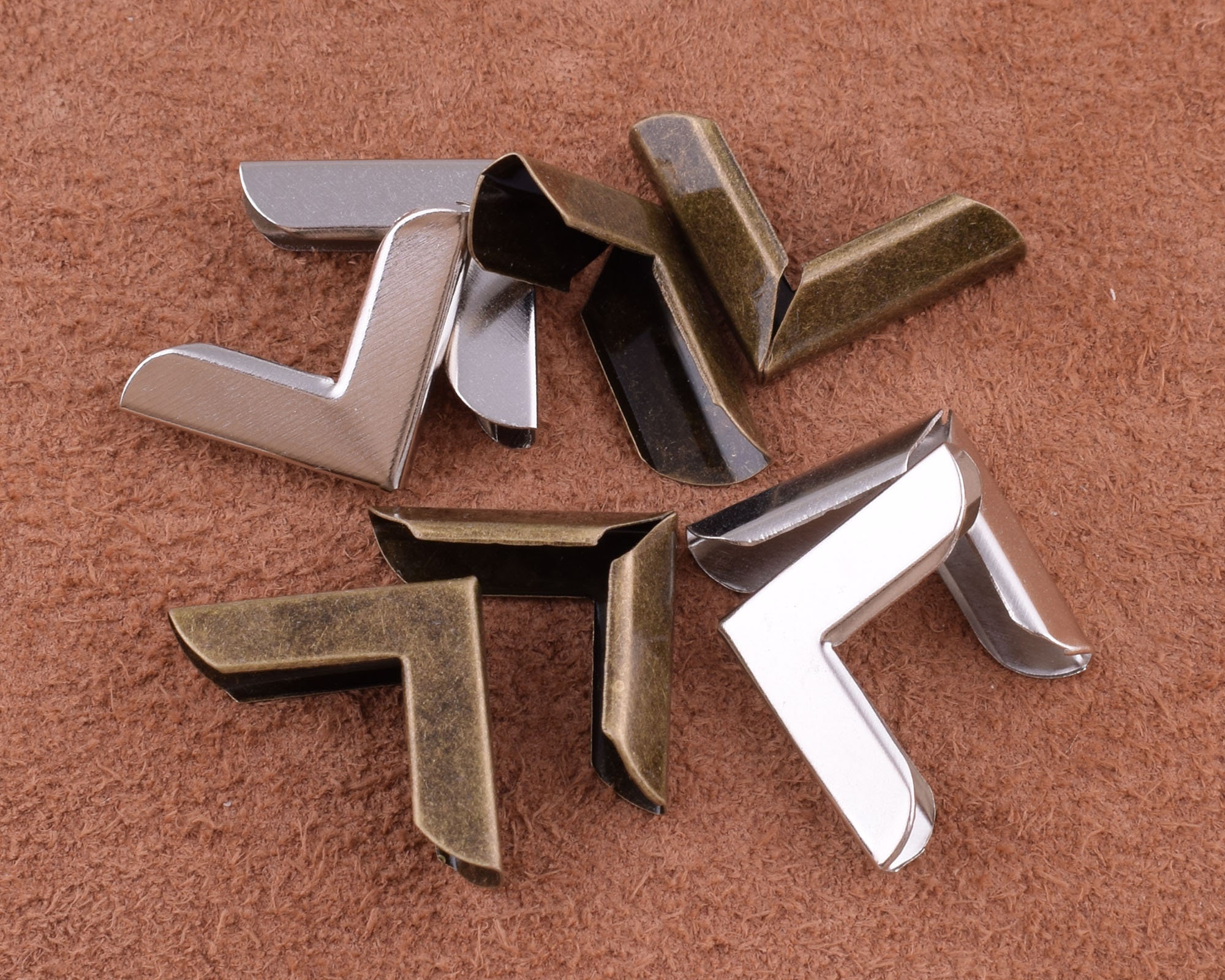 Metal Book Corners Bronze/silver Protect Corners,20*7mm Book Protector ...