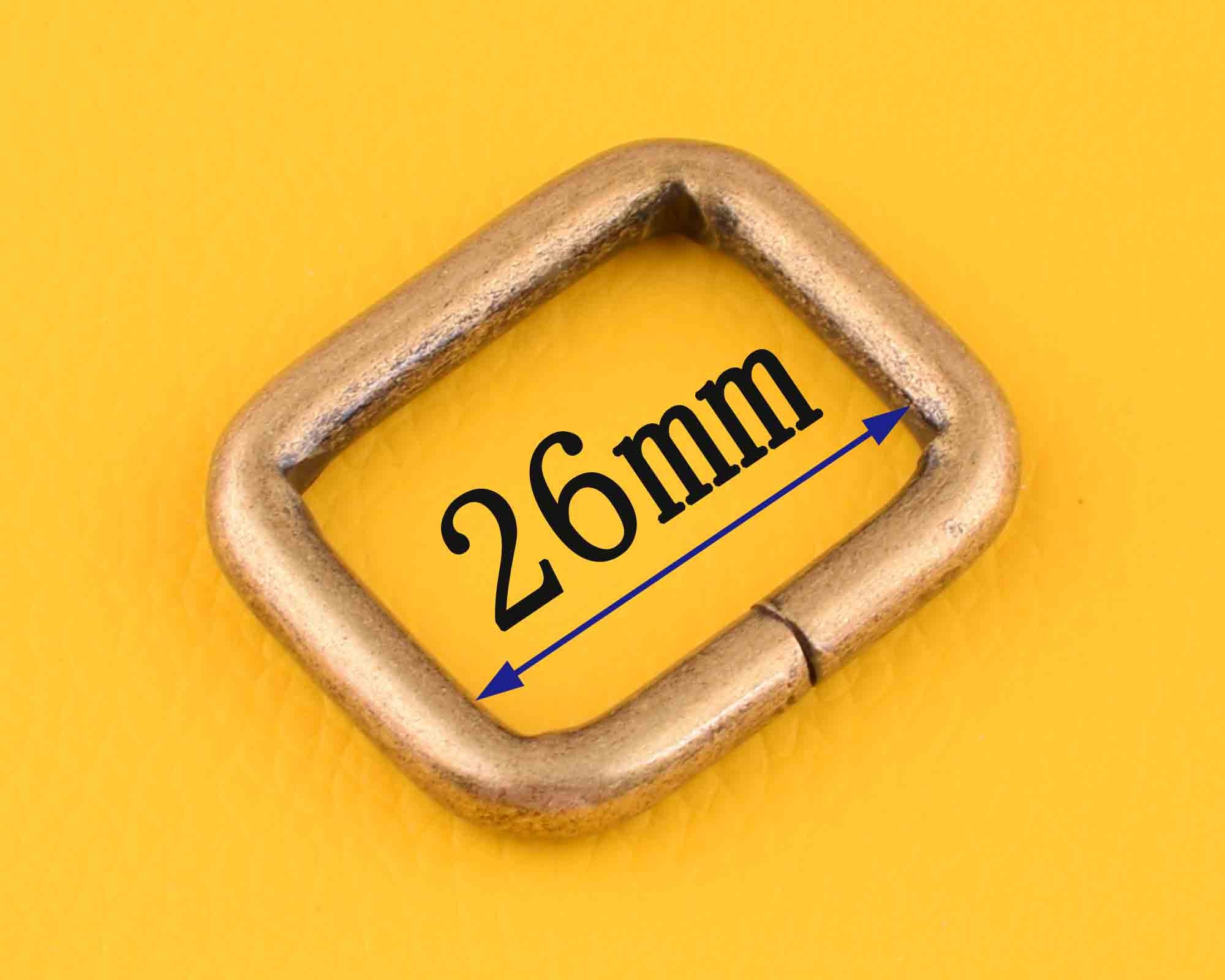 8pcs metal Rectangle Rings Purse hardware bronze Rectangular | Etsy