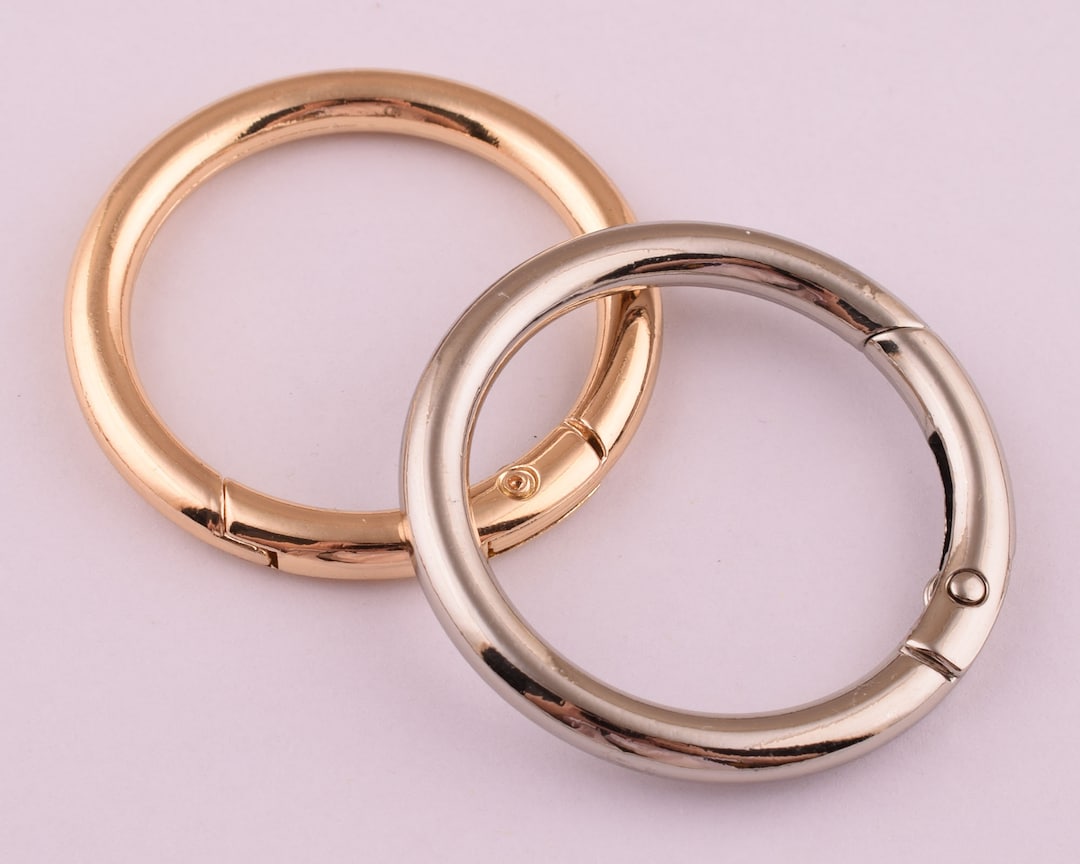 Push Gate Ring Thin Spring O Ring Push Gate Snap Hook Purse O Ring ...