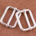 Movable Center Bar Buckle 1 Inch Single Prong Belt Buckle,silver Plated ...
