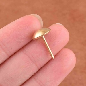 Gold Upholstery Tack,17*11mm Head Nail Metal Nails, Decorative Tacks ...
