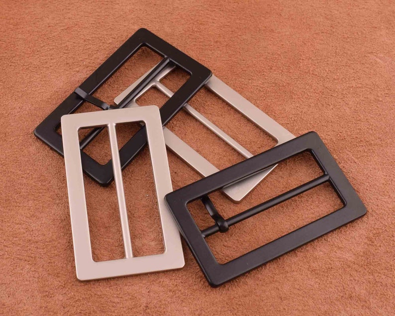 6 Pcs Sliding Buckle Square Metal Buckles 2 Inches Metal - Etsy