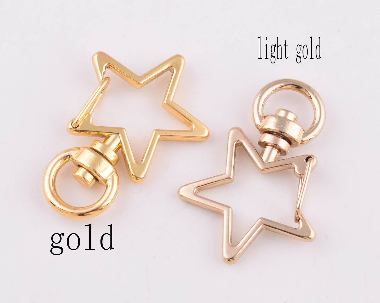 Star Swivel Snap Hook Key Chain Swivel Clasp Cute Claspzinc - Etsy