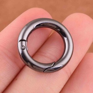 Gunmetal Metal Spring O Ring,13mm Metal O Ring,zinc Alloy Spring Ring ...