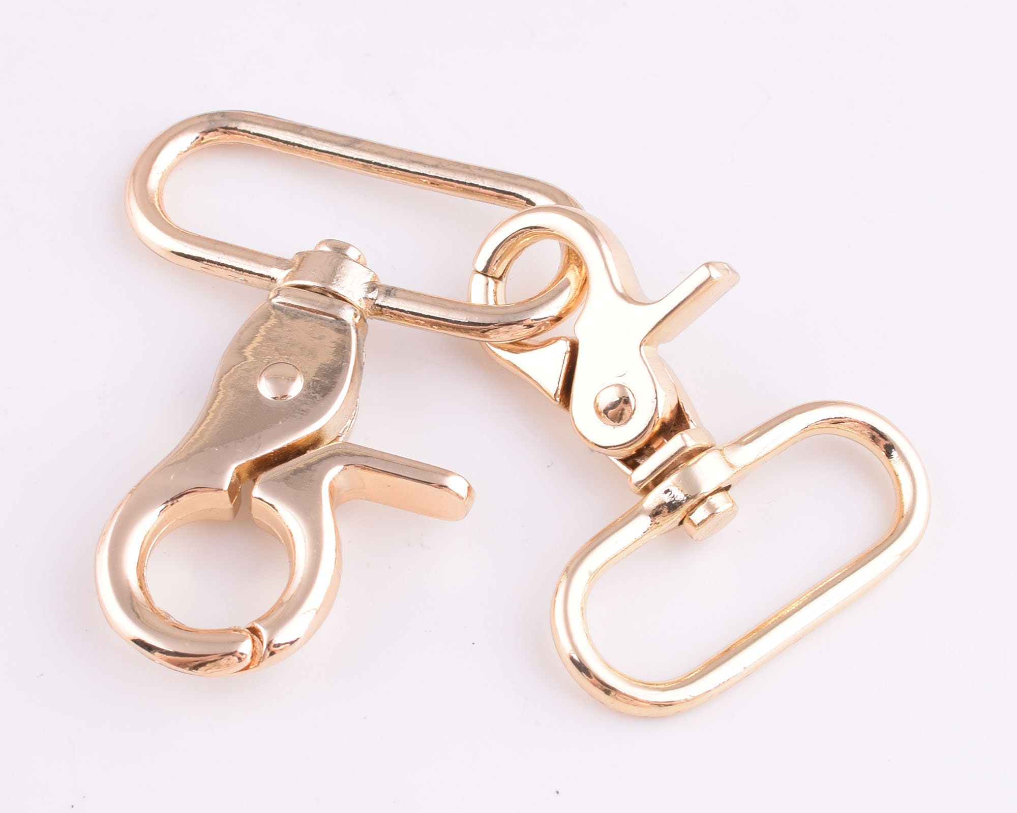 Swivel Claspslight gold Wallet Chain Clasp1.5 inch and 1.25 | Etsy