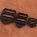 Wholesale Ladder Lock Slider Plastic Buckles Backpack Bag Straps Black ...