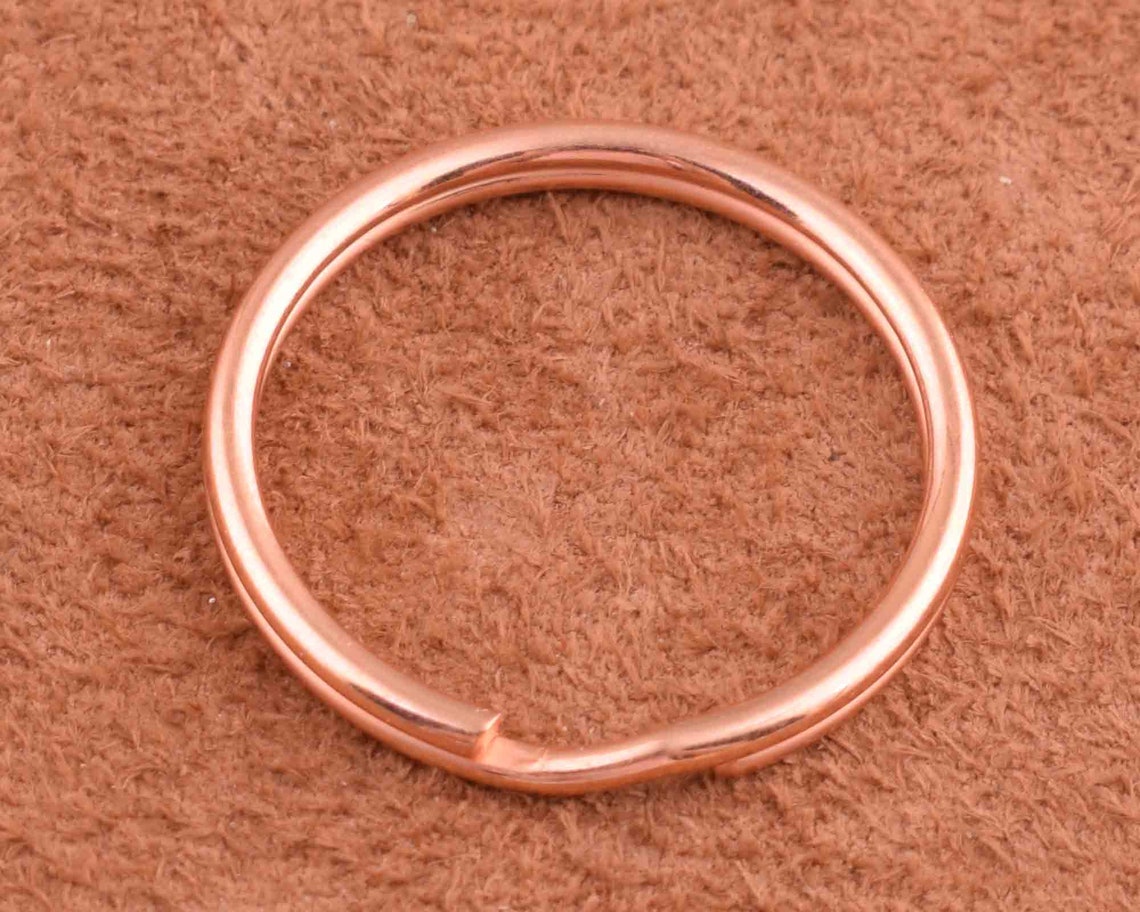 25mm Large Keychain Rings Split Ring Silver Key Chain Key - Etsy