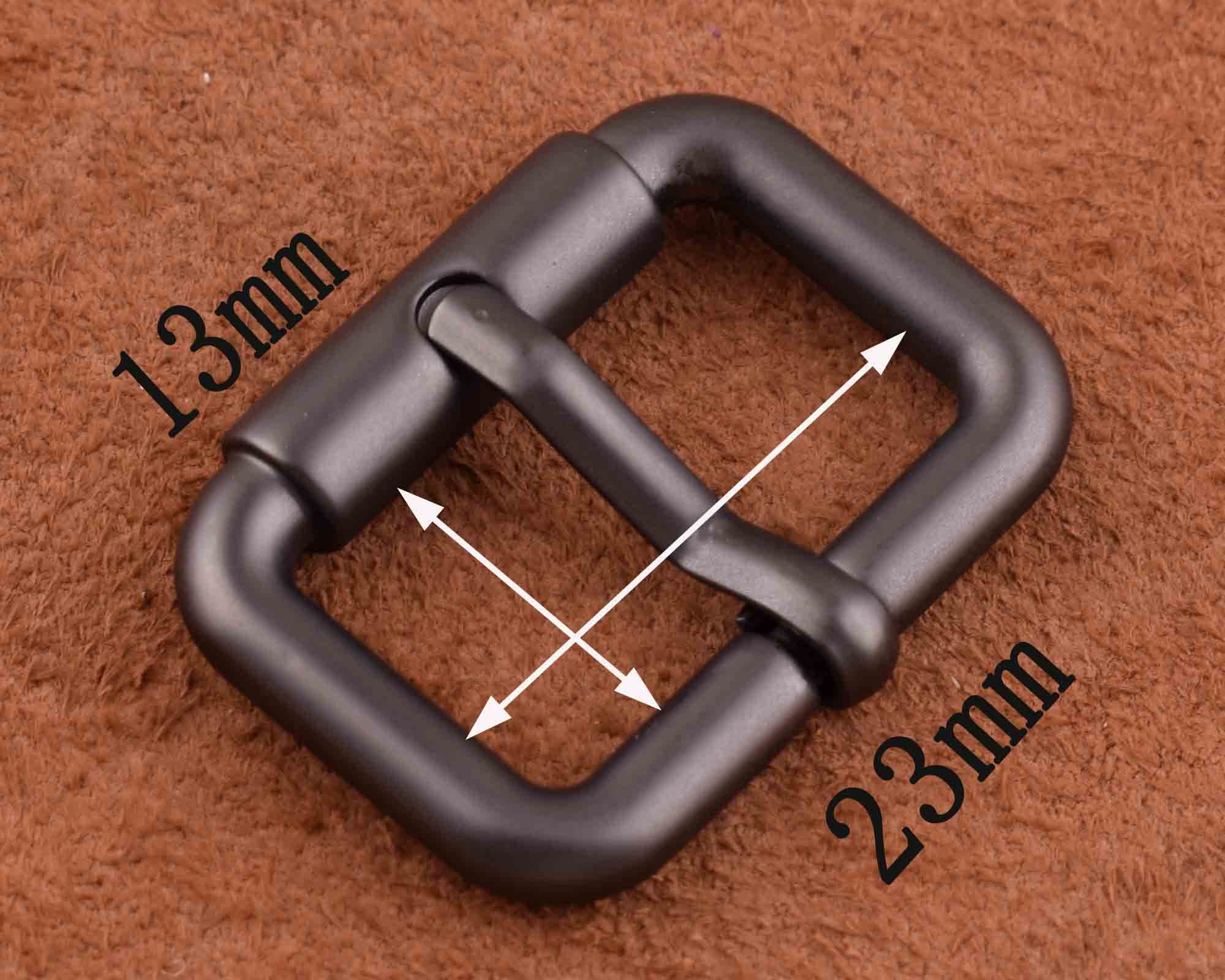 Matte Black Metal Buckles Zinc Alloy Buckles Center Bar - Etsy