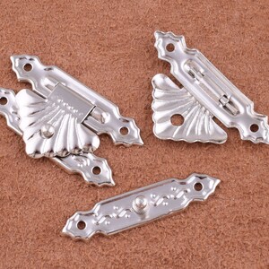 Silver Jewelry Box Lock,wooden Box Lock,latch Lock,38*22mm Metal Lock ...