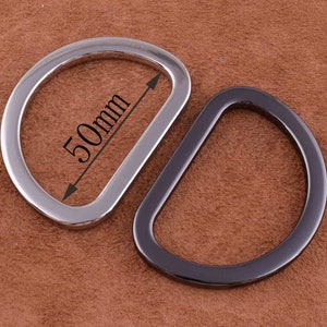 Heavy Duty D Ring 2 Inch D-ring Findings Metal D Rings,zinc Alloy Strap ...