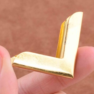Large Gold Book Corner Bookbinding Corner Clip,1.25 Inch Decorative ...