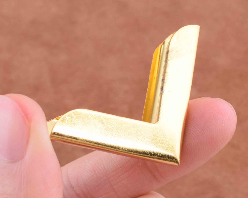 Large Gold Book Corner Bookbinding Corner Clip,1.25 Inch Decorative ...