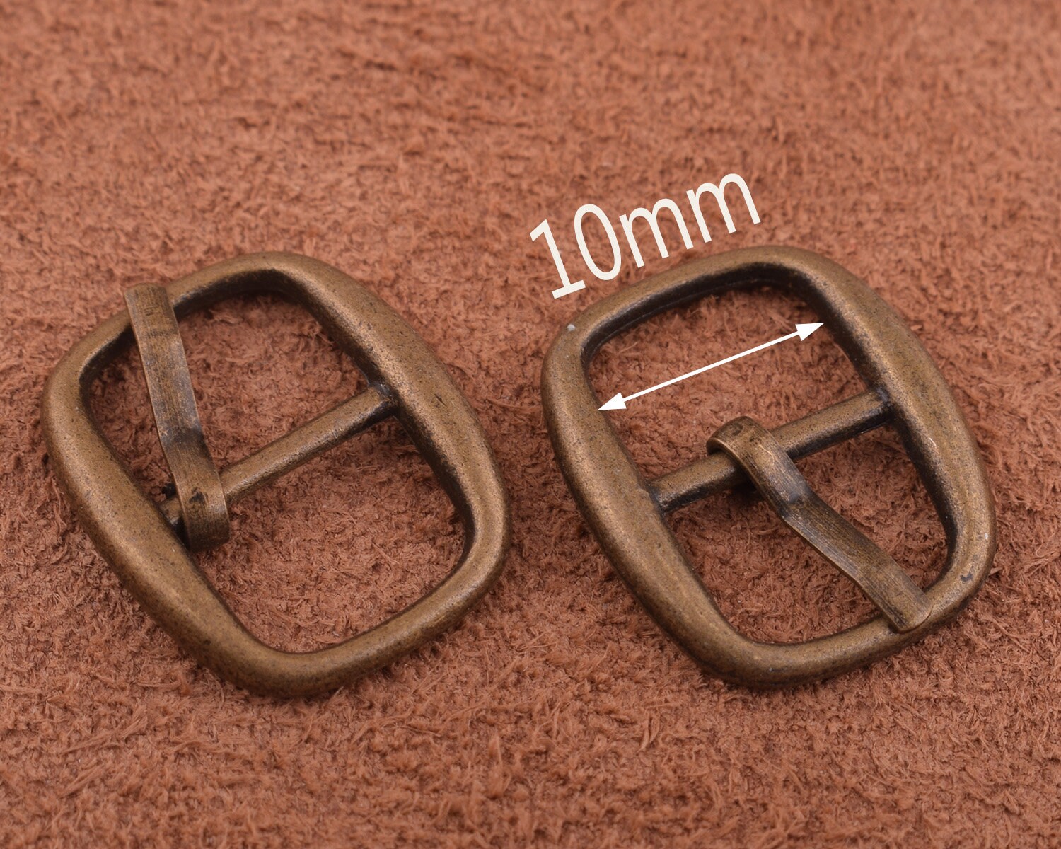 Mini Belt Buckle 10pcs 10mm Bronze Adjuster Buckle Strap Buckle ...