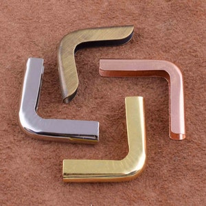 Metal Bag Corner Iron Metal Protection Corner,50pcs Vintage Style ...