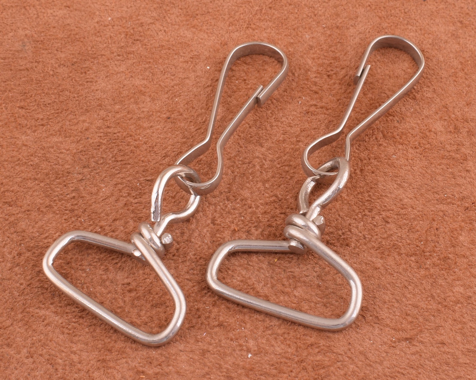 Lanyard Swivel Hook Clips Metal Spring Hooks Metal Lanyard Snap Spring ...