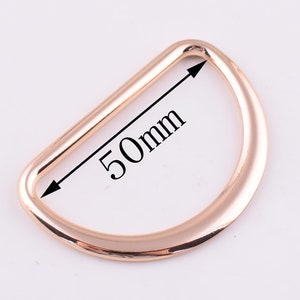 Metal D-ring 2 Inch D Buckle Purse Rings Strap Rings Silver/light Gold ...