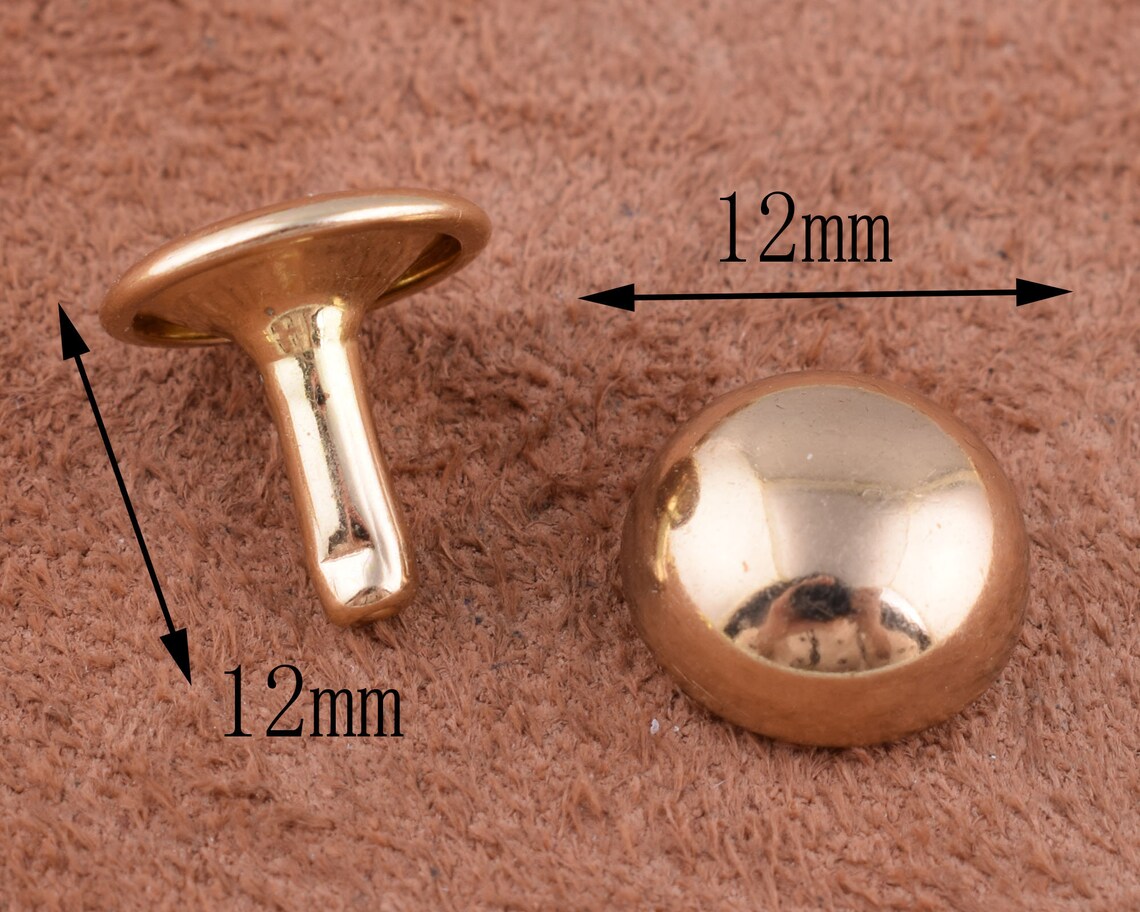 Double Cap Rivets 12/10/9/8/7/6/5mm Stud Rapid Rivets Leather - Etsy