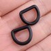 Black Plastic D Rings 11mm D Rings Finding Strap D Ring Ribbon D Ring D ...
